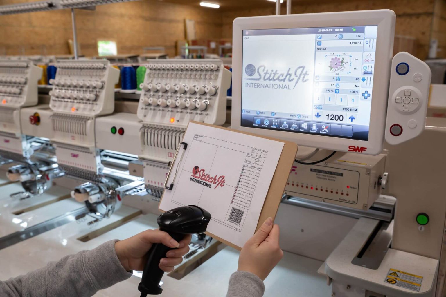 YES Group | NEW SWF KX Single-head industrial embroidery machine